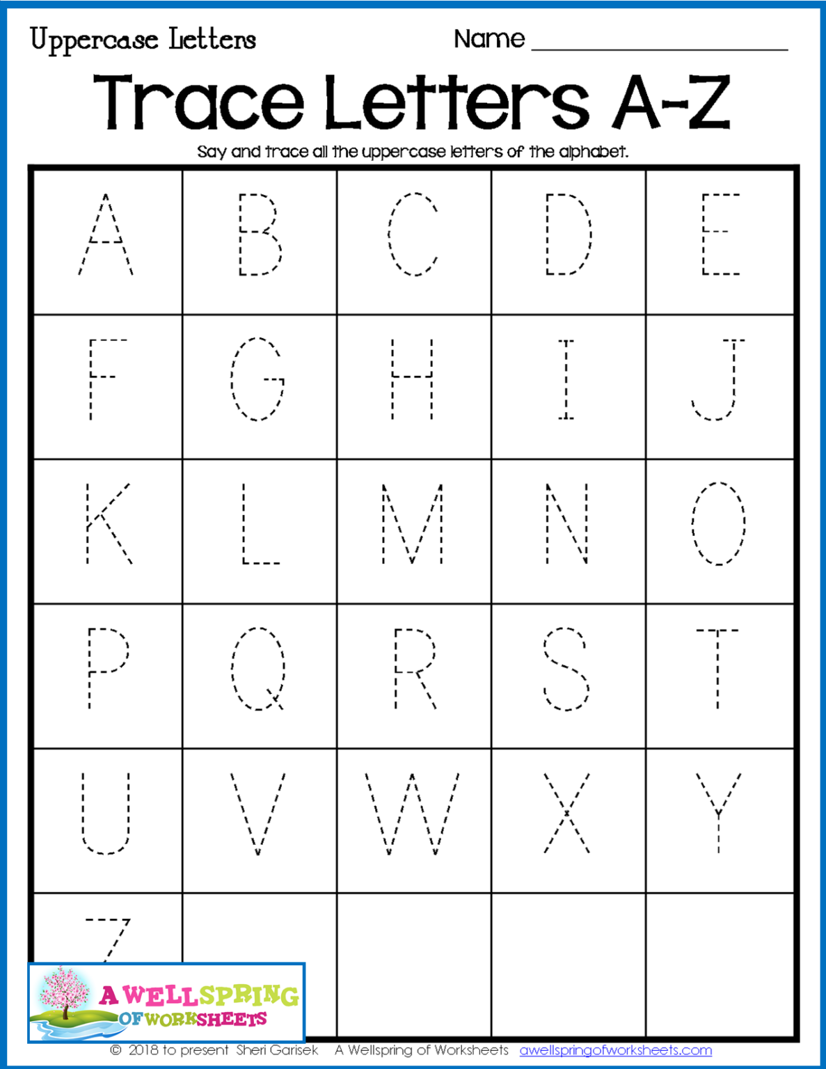 ABC Tracing Worksheets Free Upper Case And Lowercase Letters | ABC ...