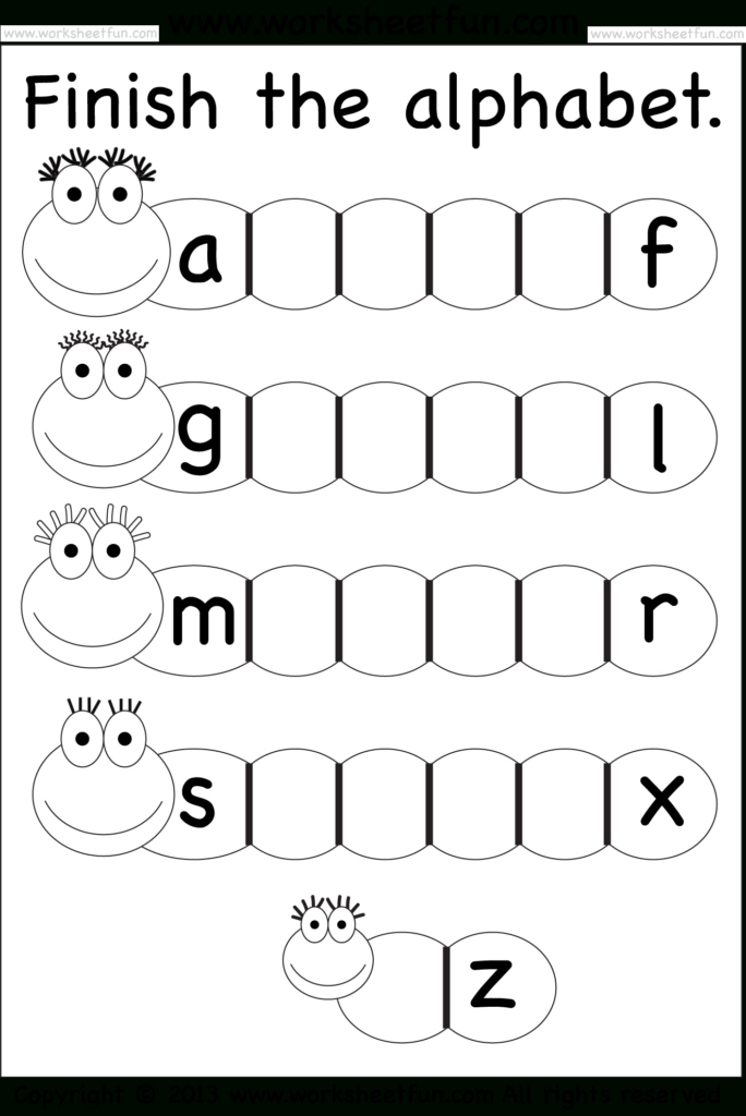 ABC Worksheets Printable Cbt | ABC Tracing Worksheets