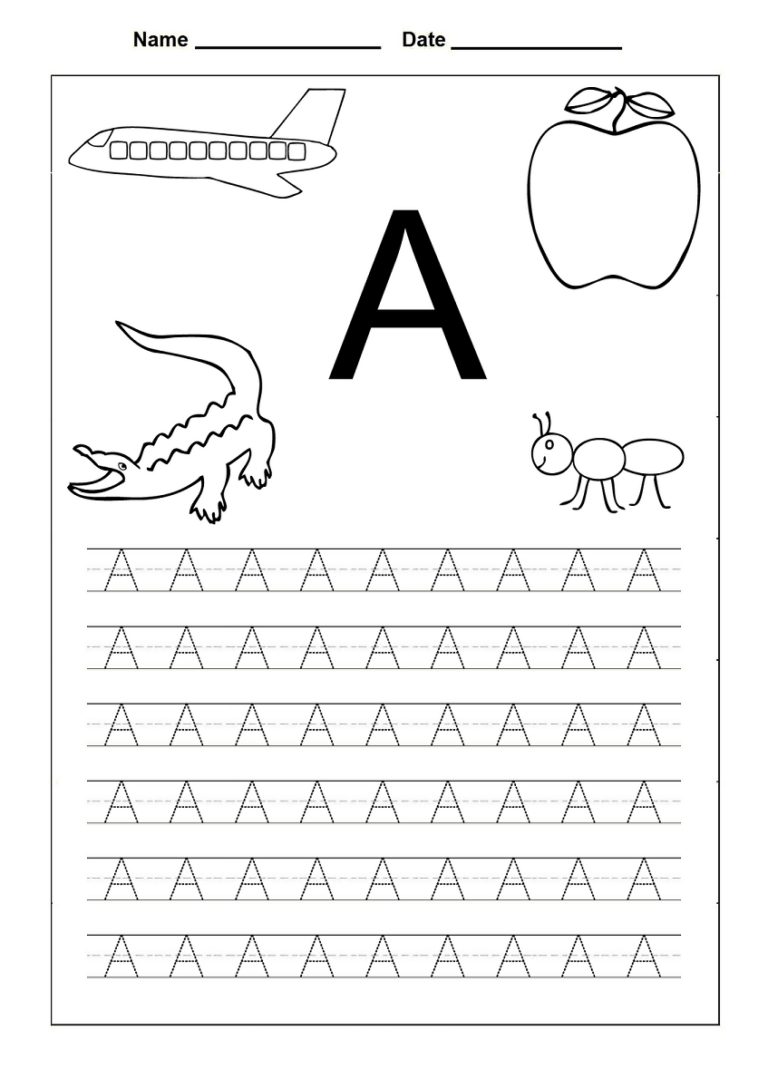 Traceable Alphabet Letters 101 Printable | ABC Tracing Worksheets